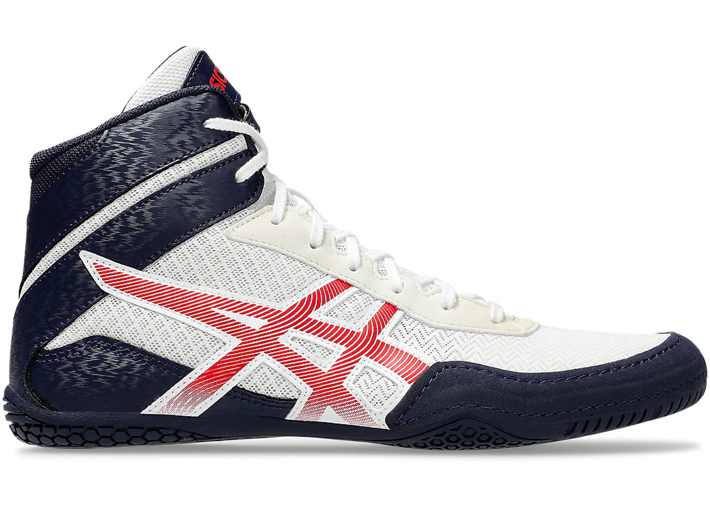 ASICS Matcontrol 3 White Classic Red – Side Kicks