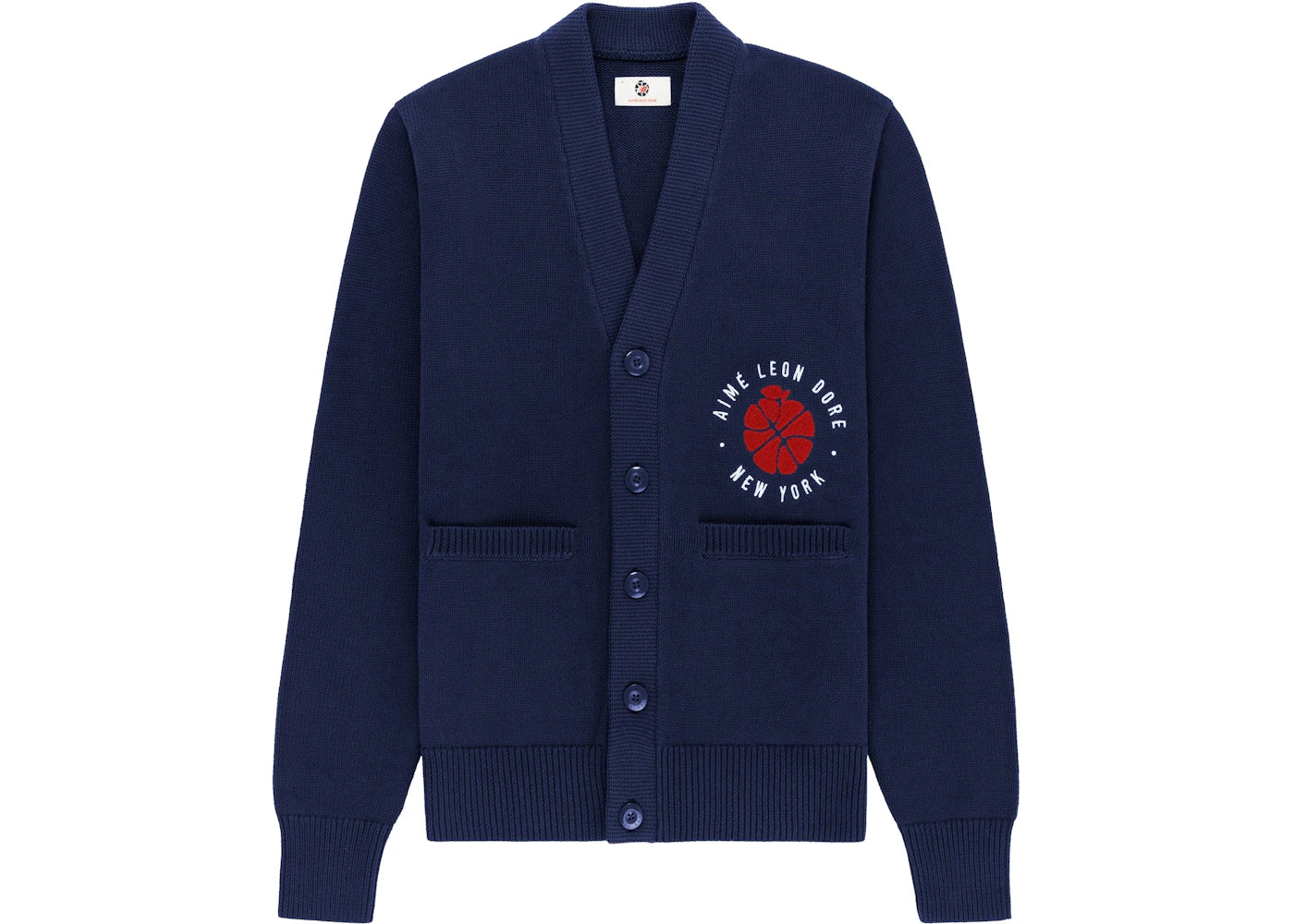 Aime Leon Dore x New Balance Knit Cardigan Blue – Side Kicks