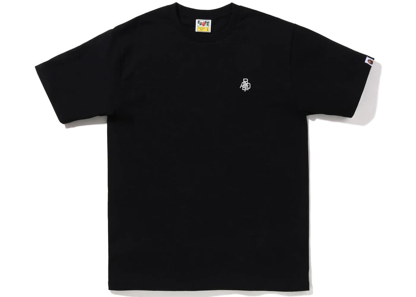 BAPE Bape Logo One Point Tee Black – Side Kicks