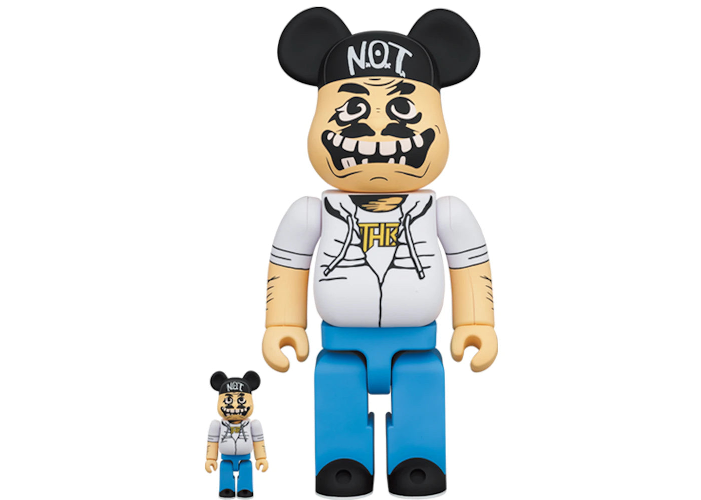 Bearbrick Anthrax Notman 100% & 400% Set – Side Kicks