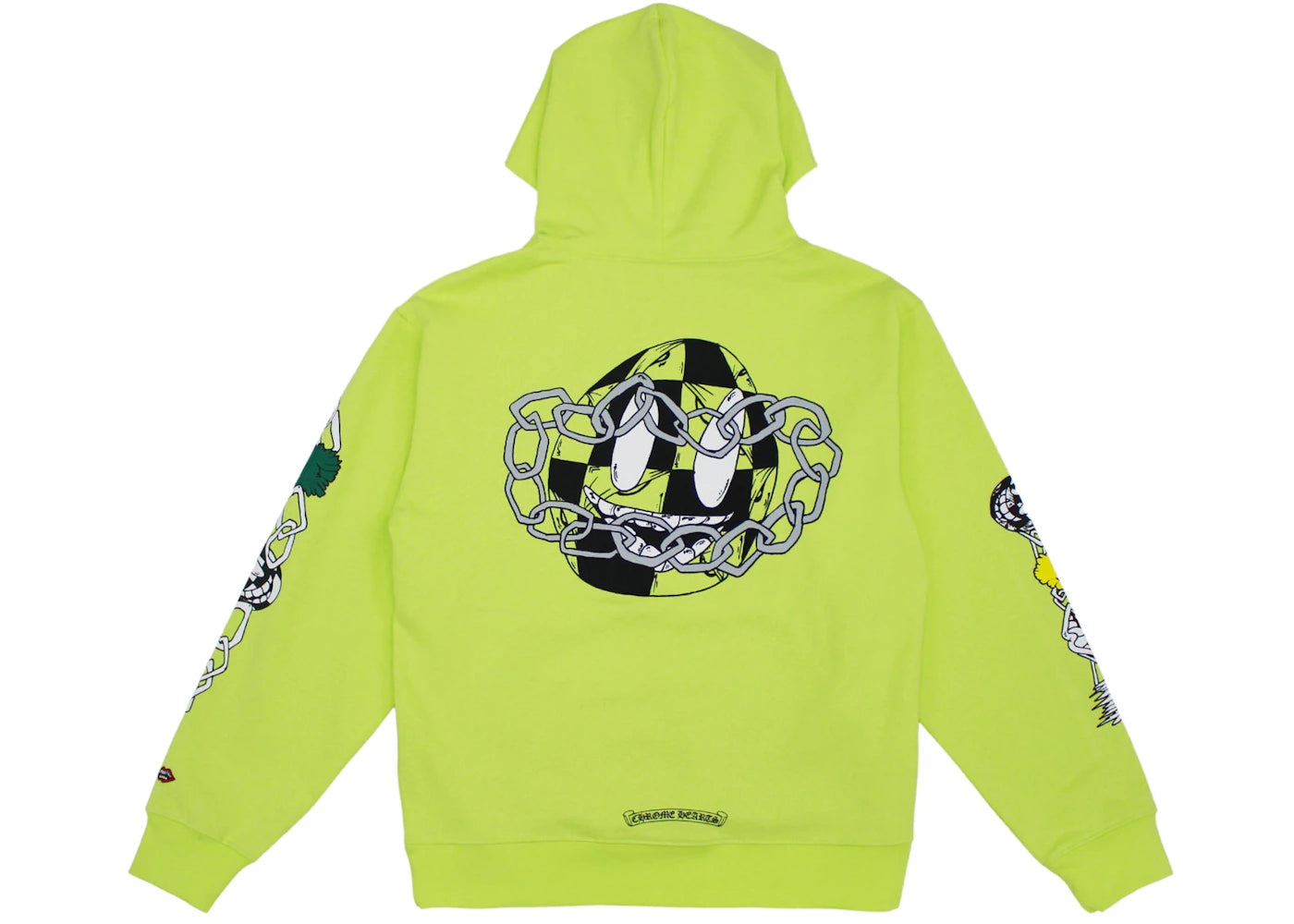 Chrome Hearts Matty Boy Link Hoodie Lime Green – Side Kicks