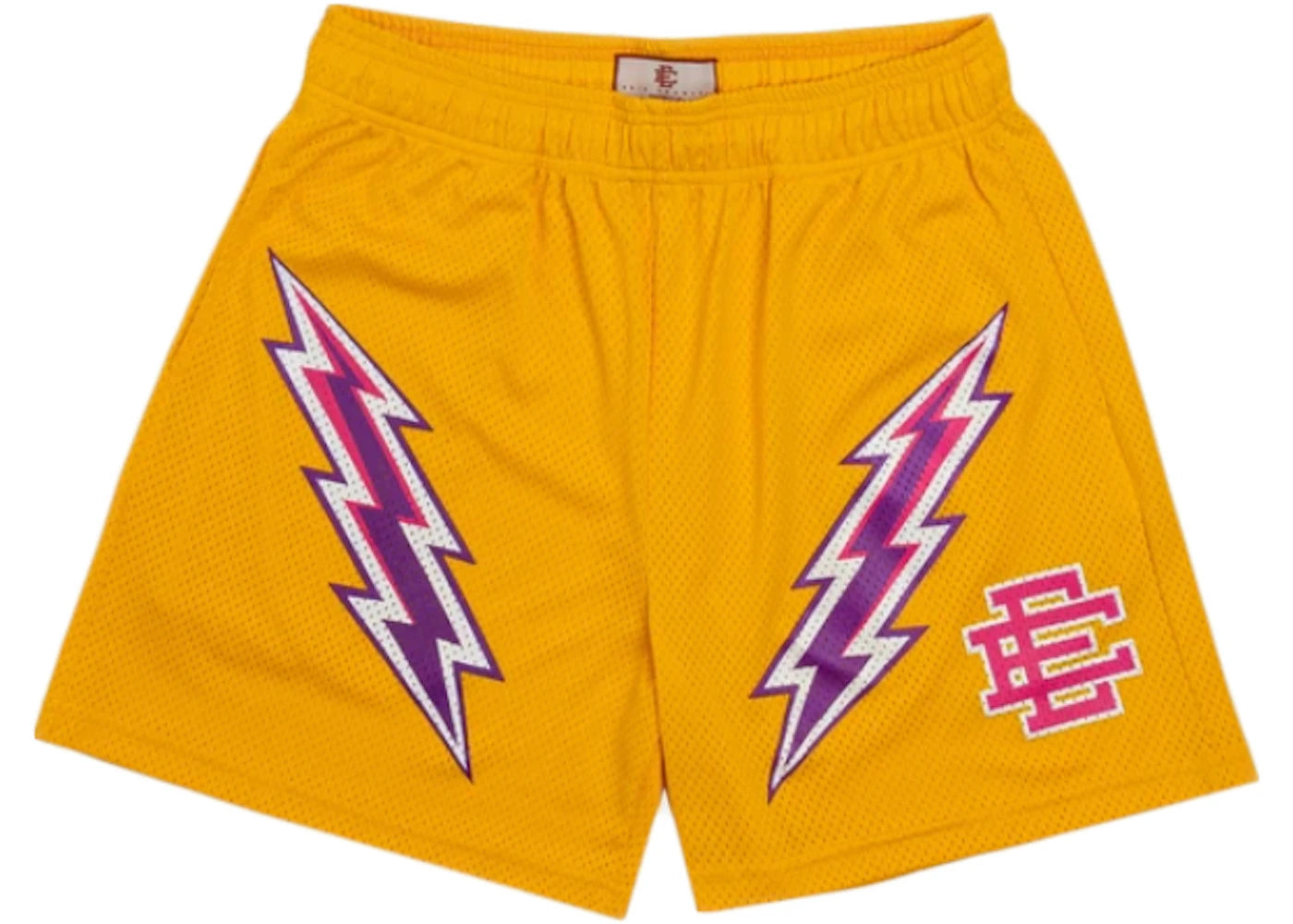 Eric Emanuel EE Basic Lightning Bolt Short Yellow/Purple/Pink – Side Kicks