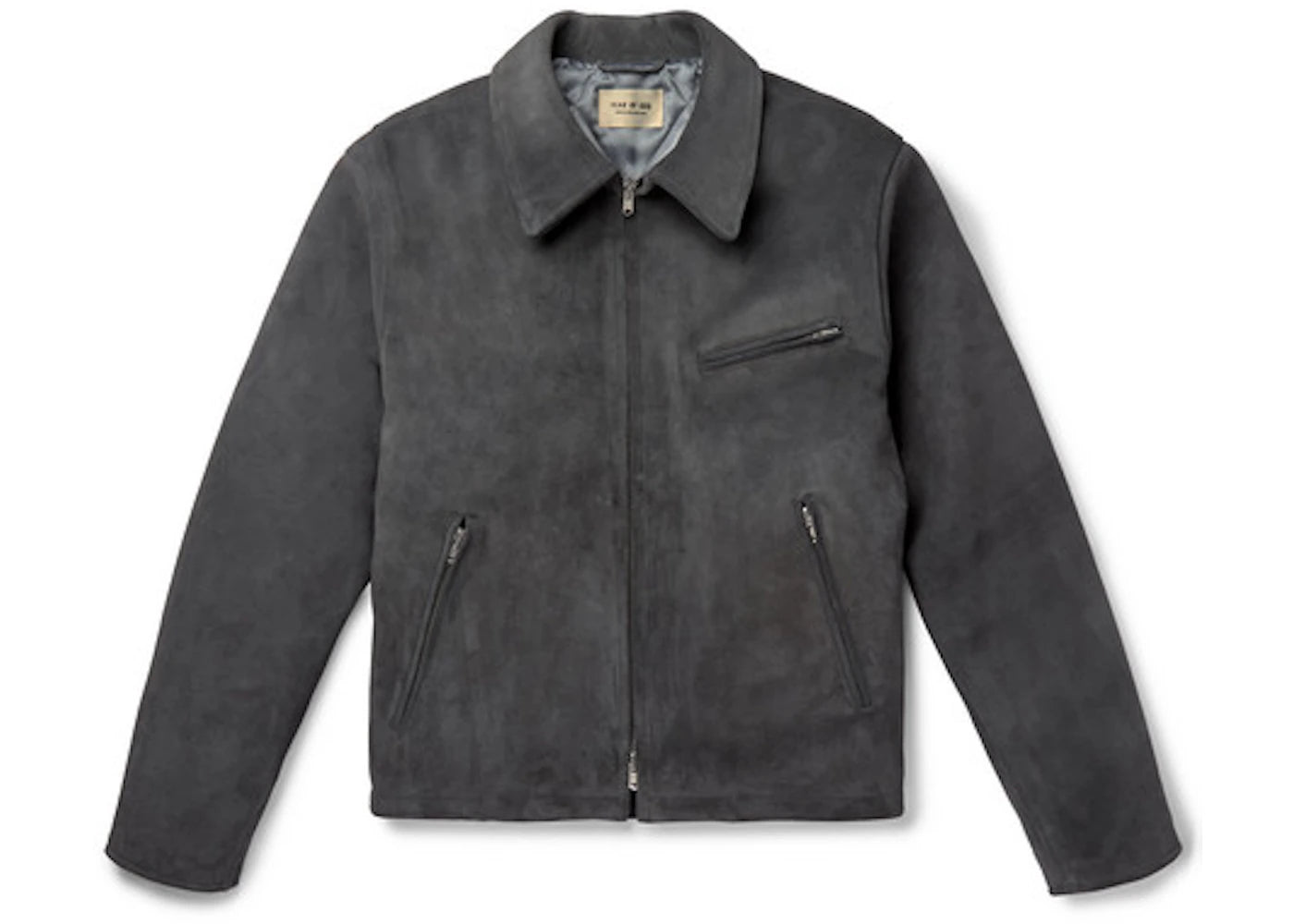 Fear of God Heavy Suede Work Jacket Charcoal – Side Kicks