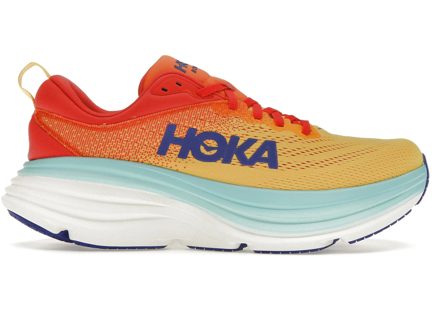 Hoka One One Bondi 8 Cerise Cloudless – Side Kicks