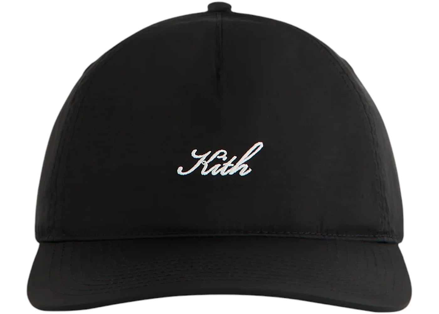 Kith Script Wrinkle Nylon Bay Low Profile Pinch Crown Cap Black – Side Kicks