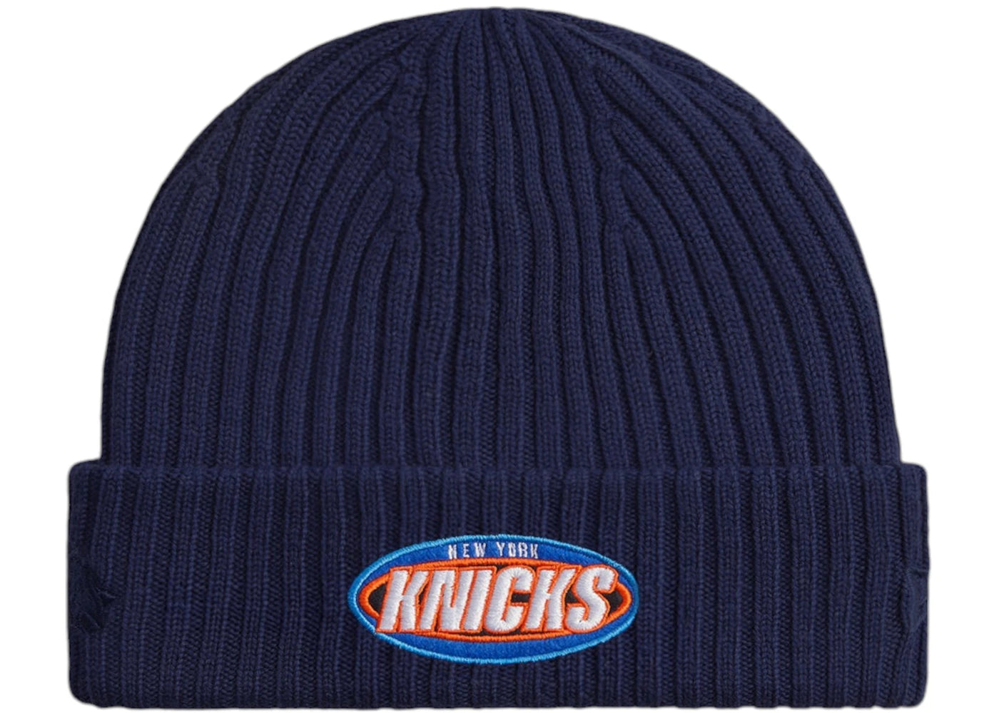 Kith x New Era The New York Knicks Logo Beanie Nocturnal – Side Kicks