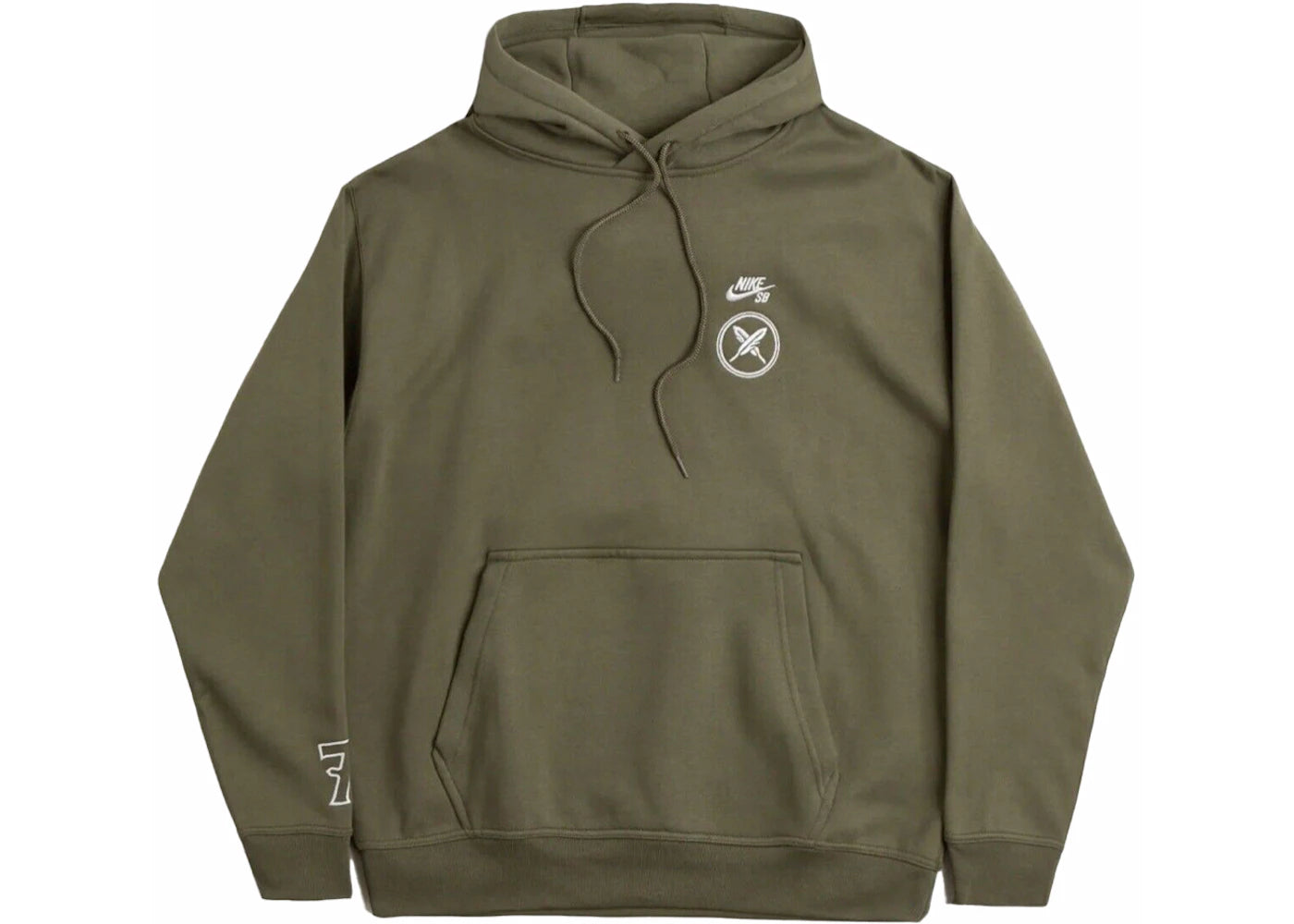 Nike SB x Yuto Horigome Hoodie Medium Olive/White – Side Kicks