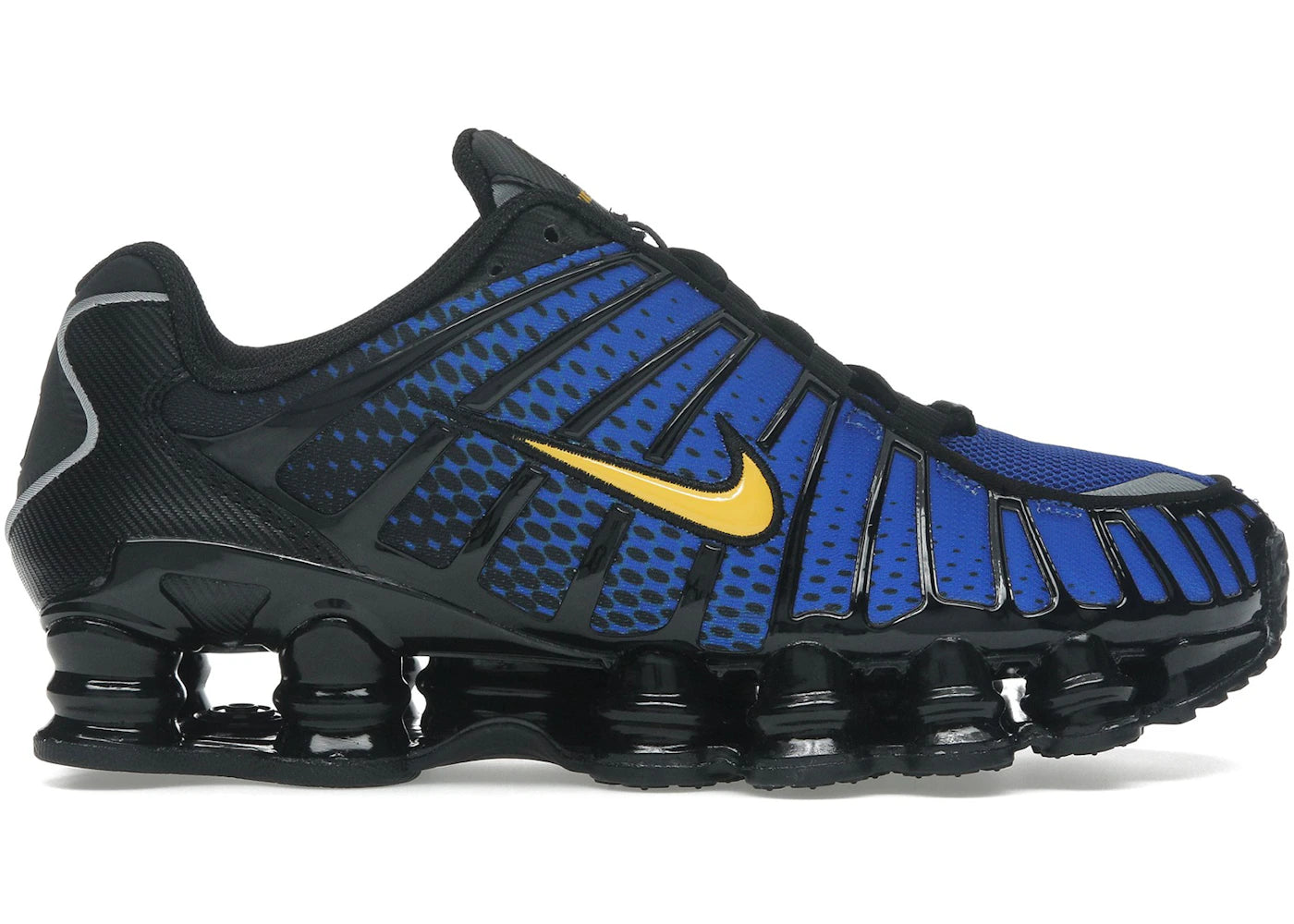Nike Shox TL Black Lyon Blue Varsity Maize – Side Kicks