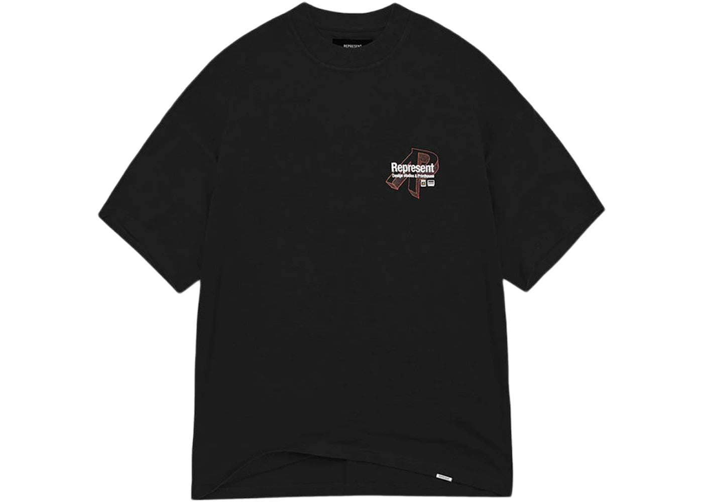 Represent Design Studios T-Shirt Black/Multi – Side Kicks