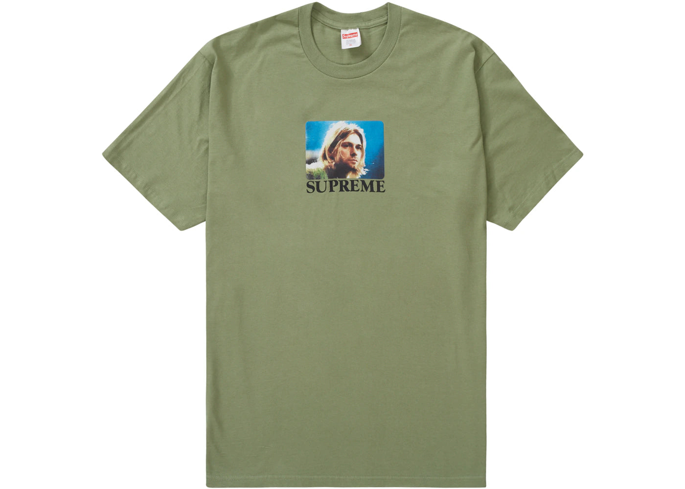 Supreme Kurt Cobain Tee Light Olive – Side Kicks