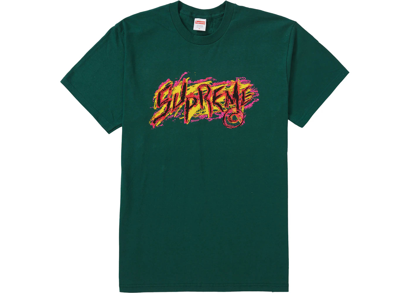 Supreme Scratch Tee Dark Green – Side Kicks