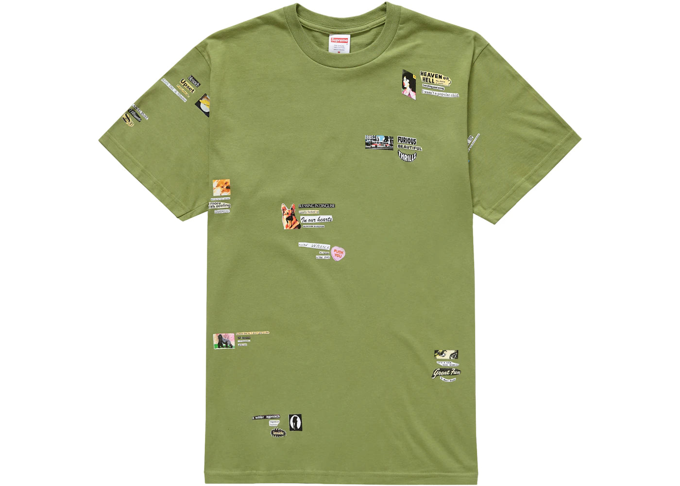 Supreme Upset Tee Moss – Side Kicks