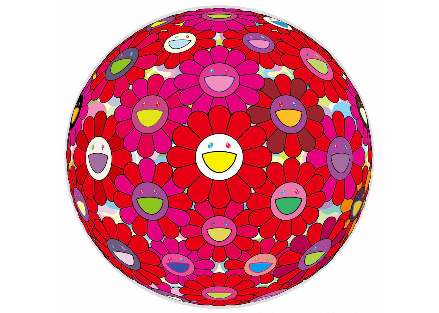 Takashi Murakami Gratitude Flower Print (Signed, Edition of 300) Pink ...