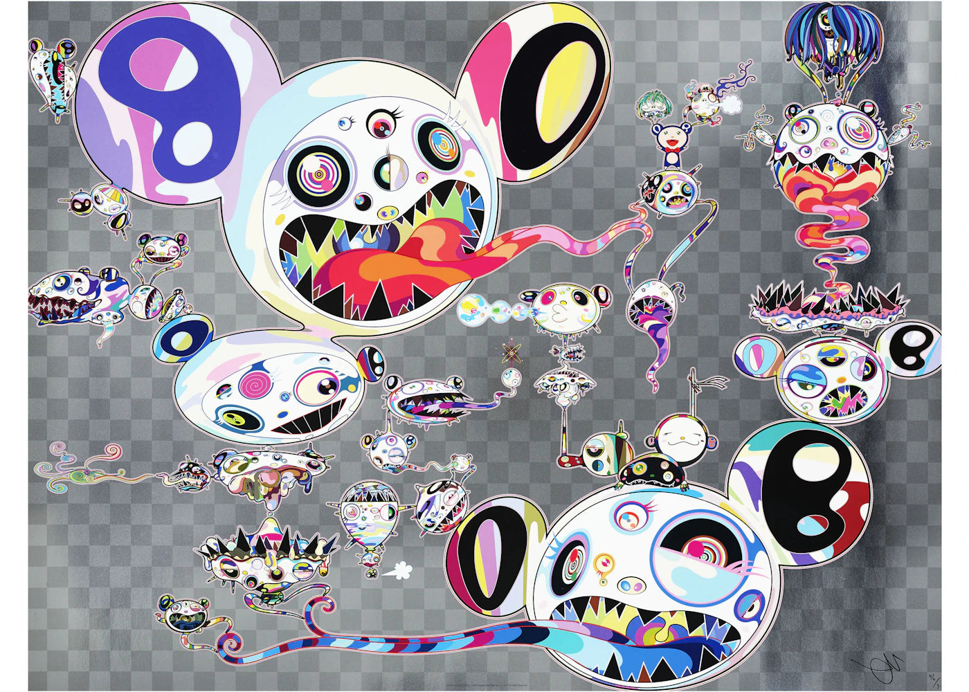Takashi Murakami Hands Clasped Print (Signed, Edition of 300) – Side Kicks