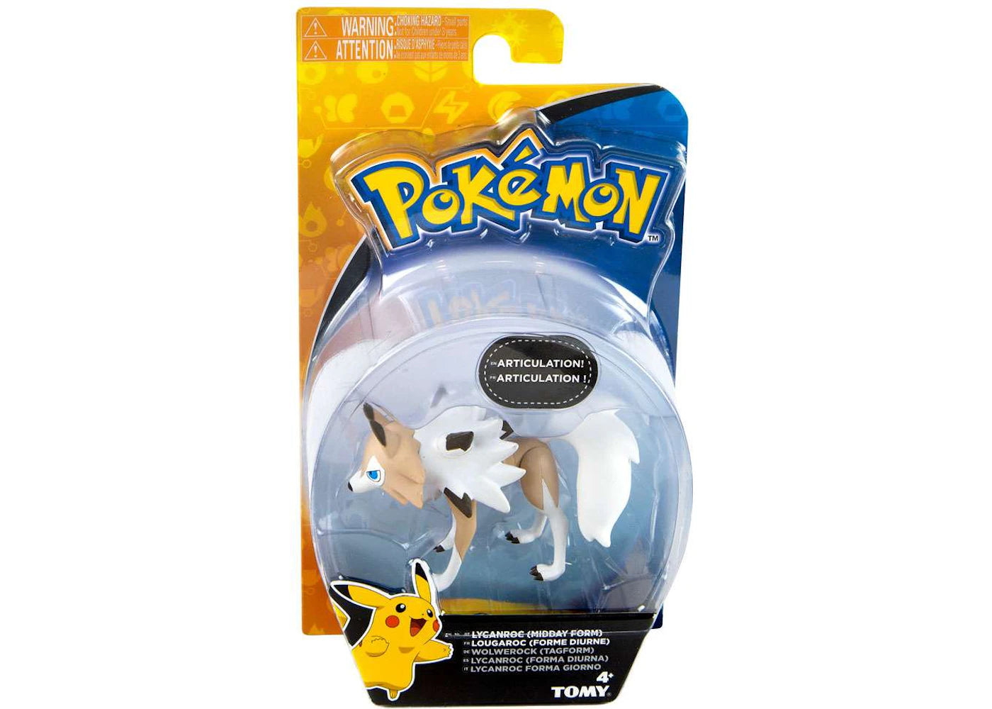 Tomy Pokemon Action Pose Lycanroc Midday Form Mini Figure – Side Kicks