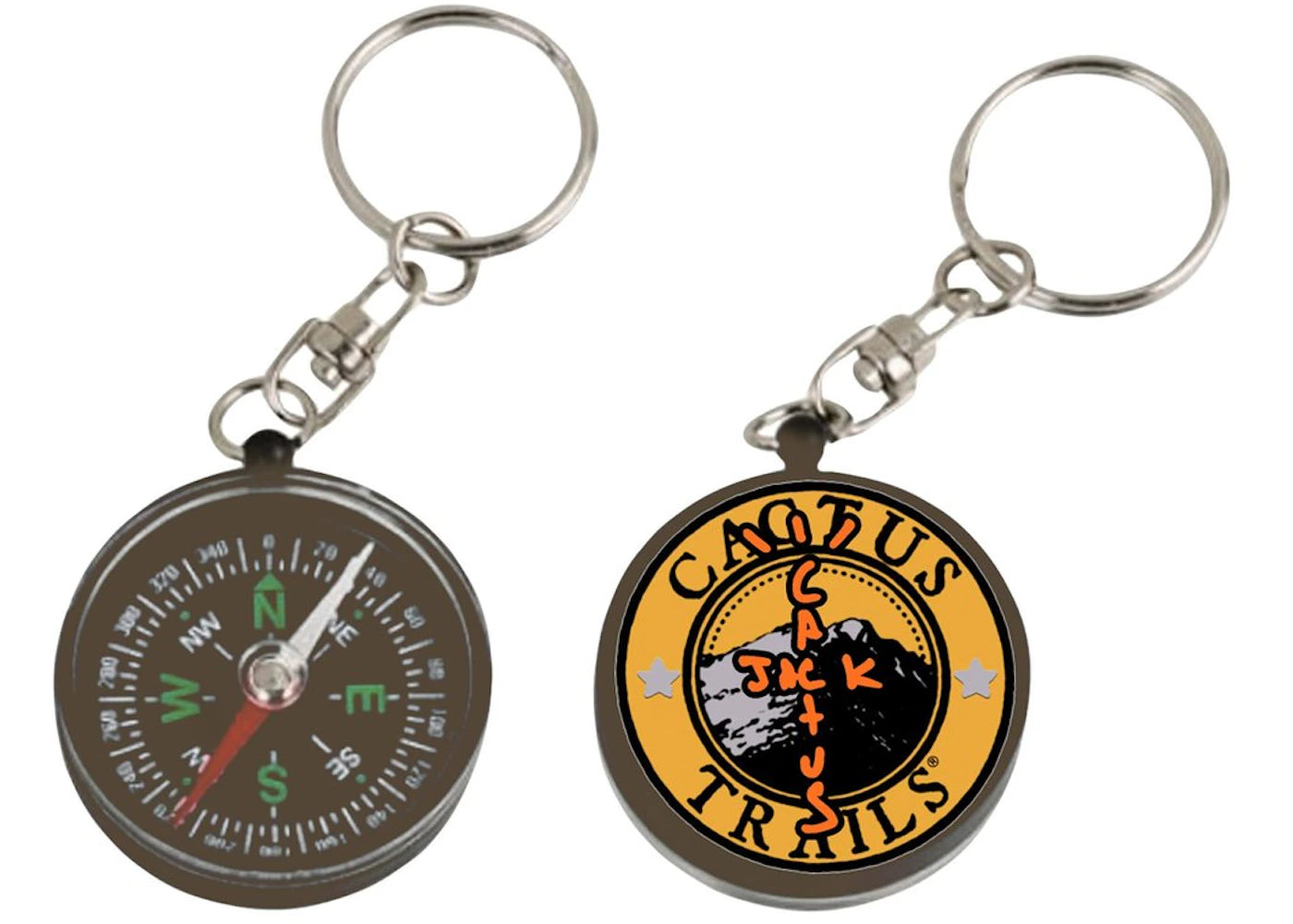 Travis Scott Cactus Trails Compass Keychain Multi – Side Kicks