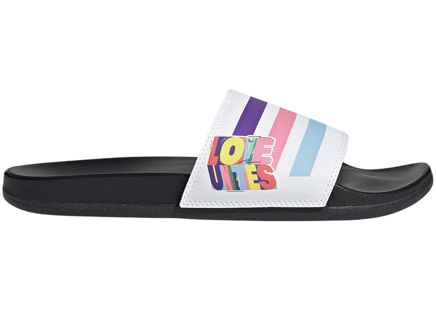 adidas Adilette Comfort Sandals Cloud White Semi Turbo Pulse Amber – Side Kicks