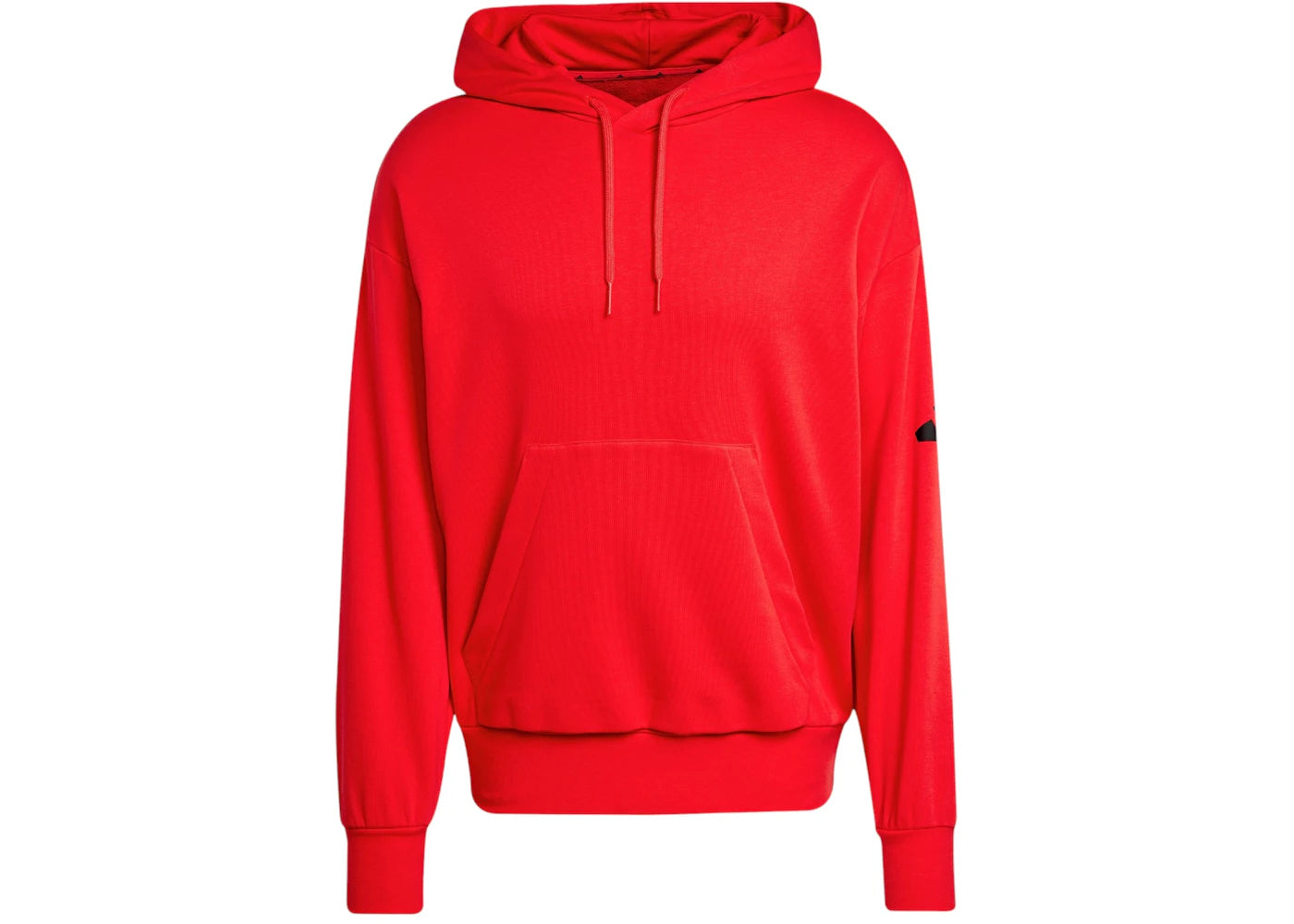 adidas Essentials Loose-Fit 3 Bar Logo French Terry Hoodie Pure Ruby/B – Side Kicks