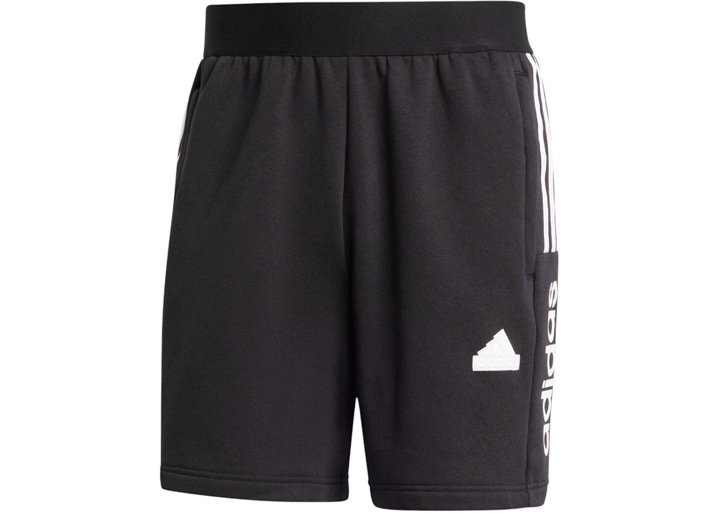 adidas House Of Tiro Fleece Shorts Black/White – Side Kicks