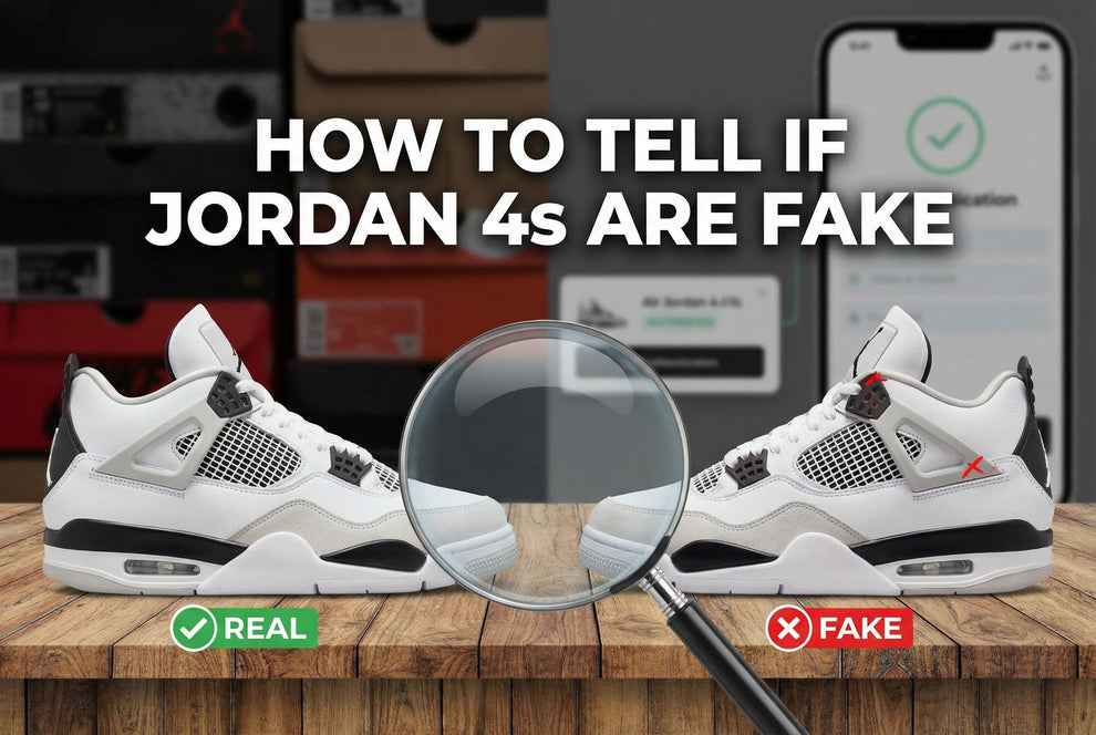 How to Tell if Jordan 4s Are Fake: Complete Authentication Guide – Side ...