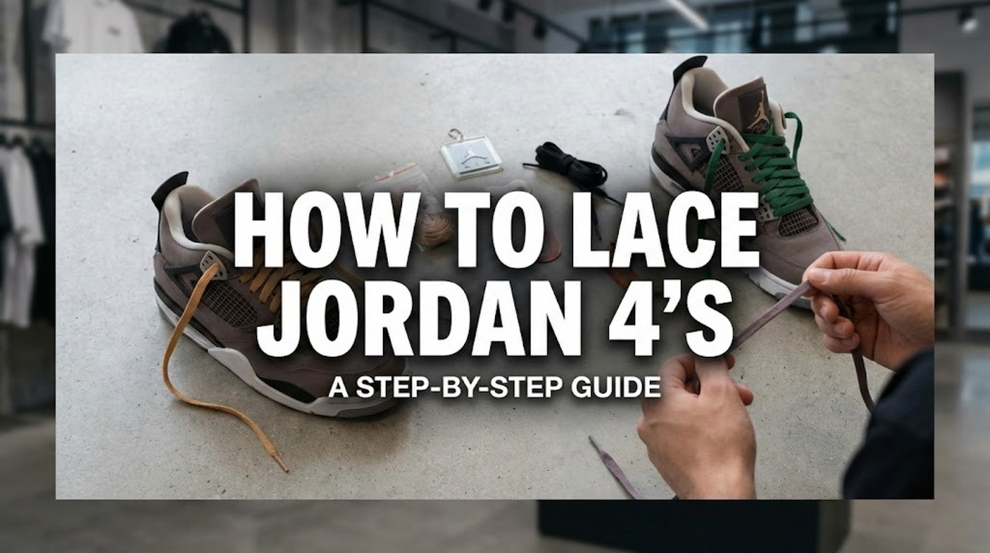 How to Lace Air Jordan 4s – Side Kicks