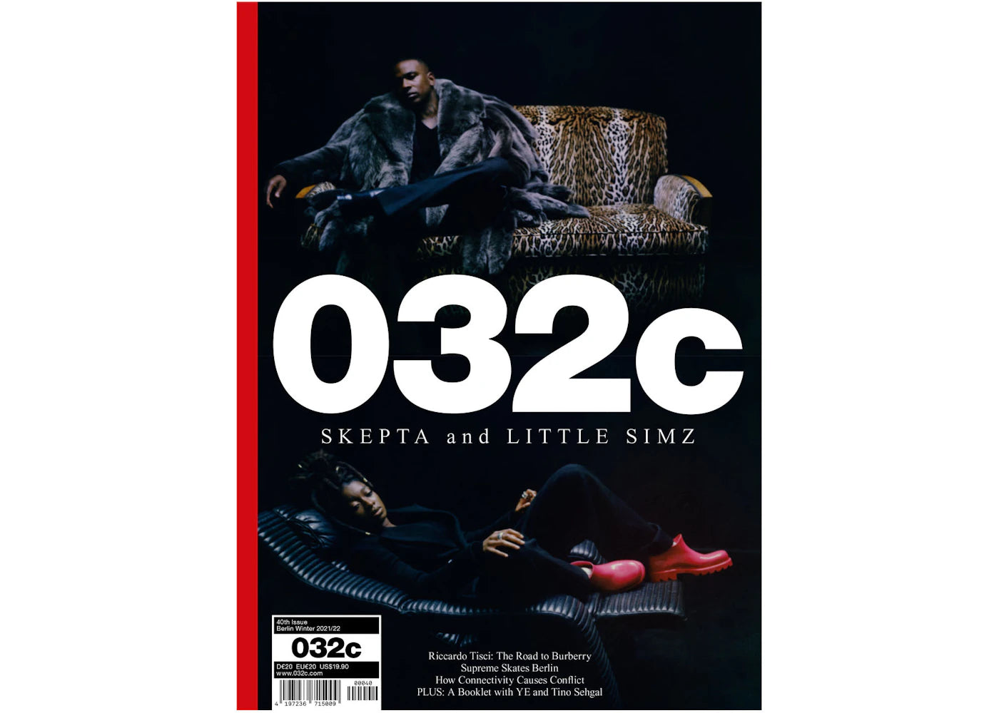 032c SKEPTA and LITTLE SIMZ Cover with Kanye West Ye Booklet Magazine ...