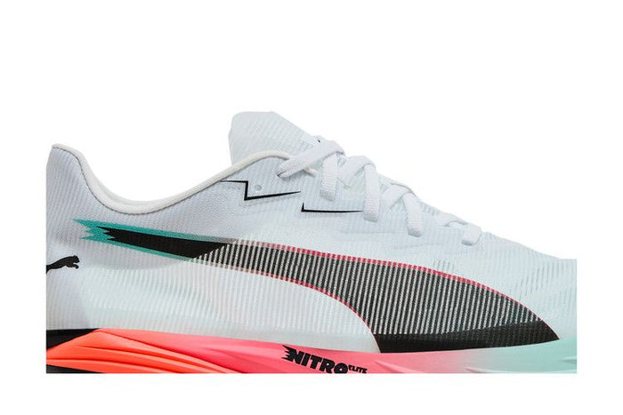 Puma Fast-R Nitro Elite 3 White Glowing Red Mint – Side Kicks