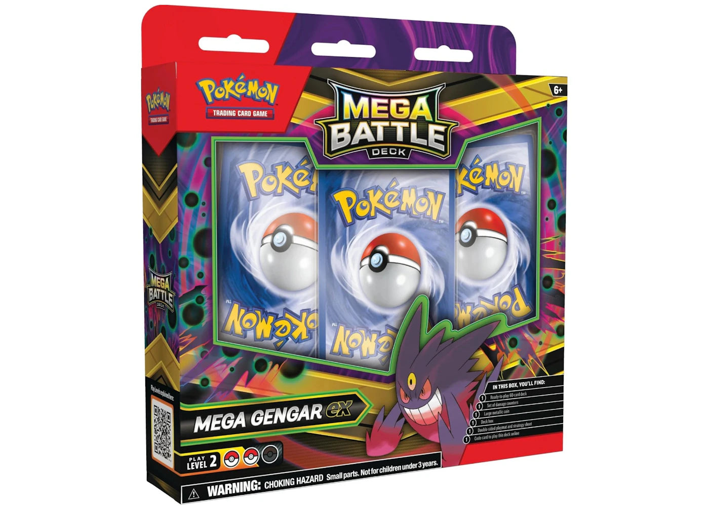 2025 Pokémon Mega Evolution Mega Gengar ex Metal Battle Deck – Side Kicks