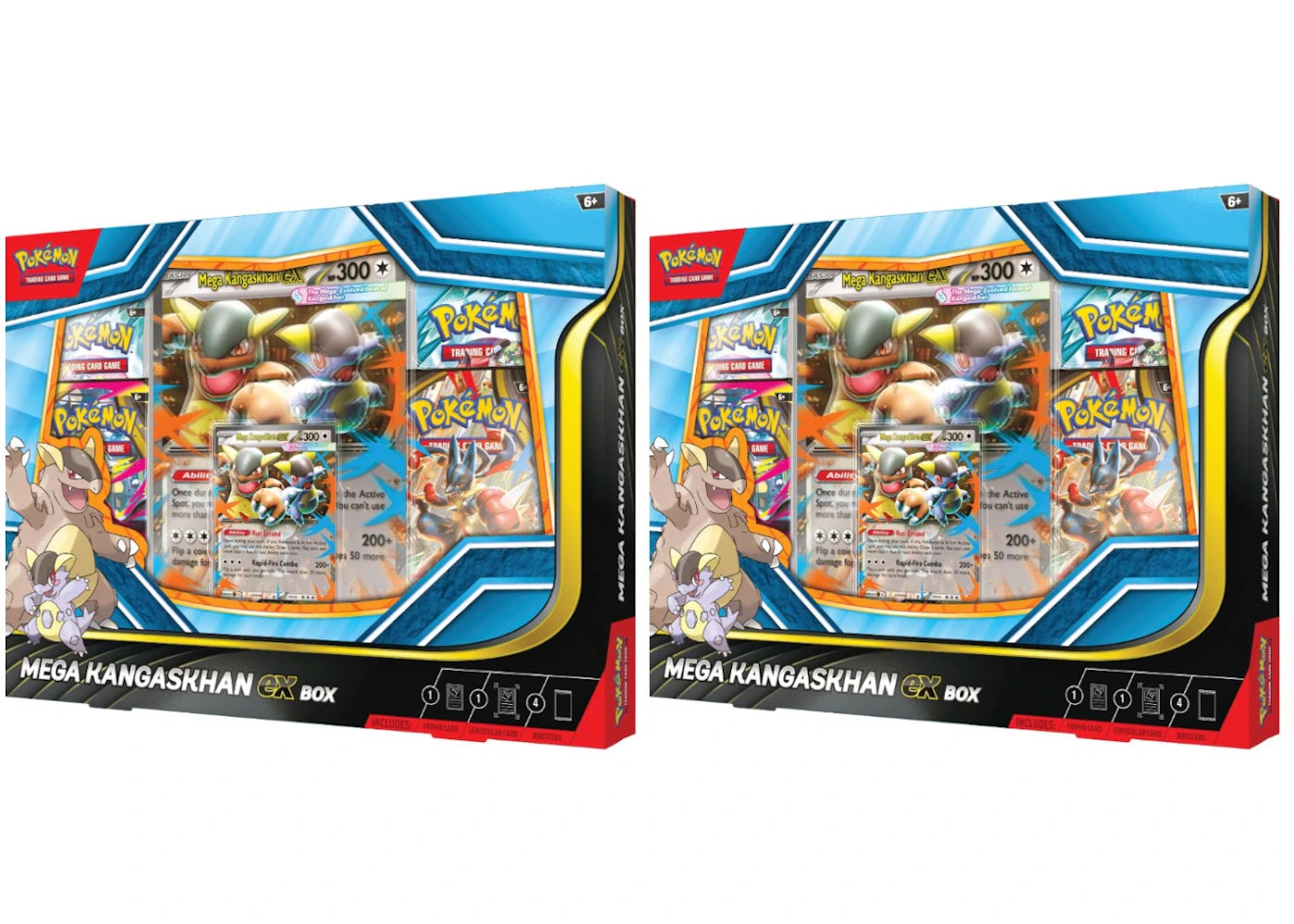 2025 Pokémon Mega Evolution Mega Kangaskhan ex Box 2x Lot – Side Kicks