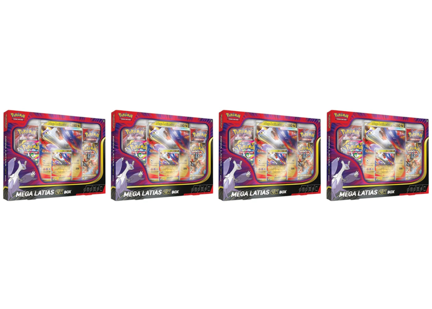 2025 Pokémon Mega Evolution Mega Latias Ex Box 4x Lot – Side Kicks