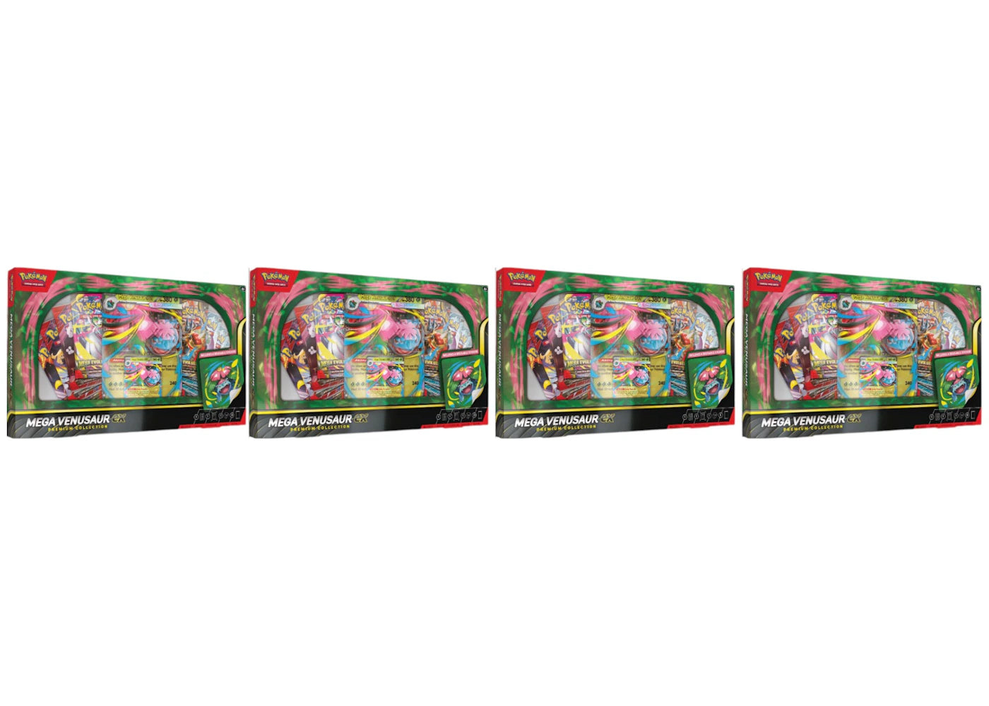 2025 Pokémon Mega Evolution Venusaur ex Premium Collection 4x Lot ...
