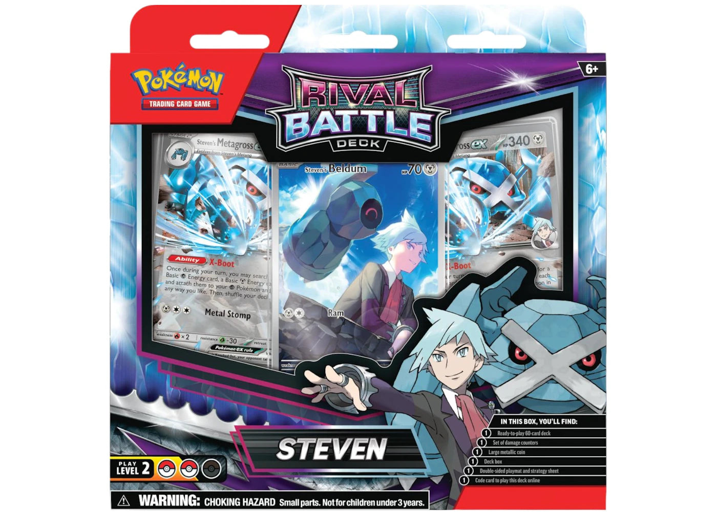 2025 Pokémon Scarlet & Violet Destined Rivals Steven Rival Battle Deck ...