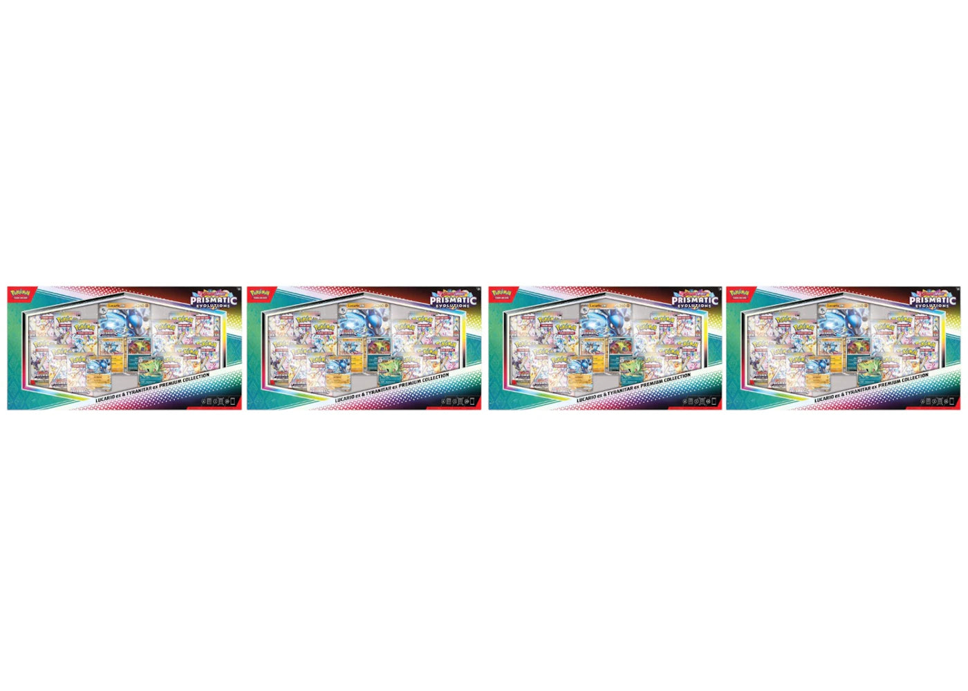2025 Pokémon Scarlet & Violet Prismatic Evolutions Lucario ex & Tyrani ...