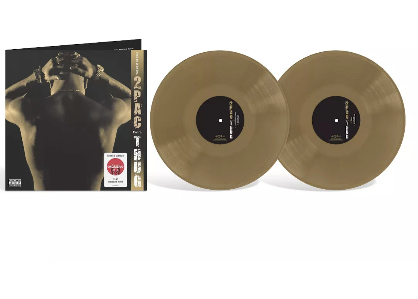 2Pac Thug The Best Of 2Pac: Part 1 Target Exclusive 2XLP Vinyl Opaque ...