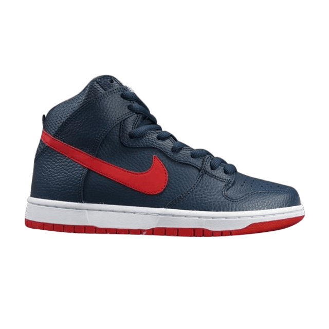 Nike SB Dunk High Squadron Blue University Red – Side Kicks