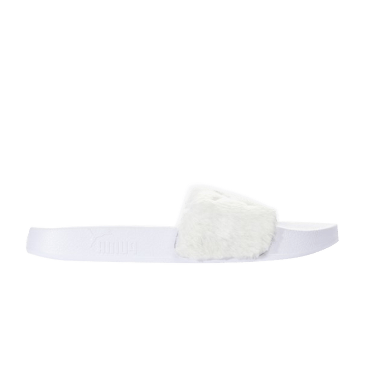 Puma Fur Slide Fur Slide White (Women's) – Side Kicks