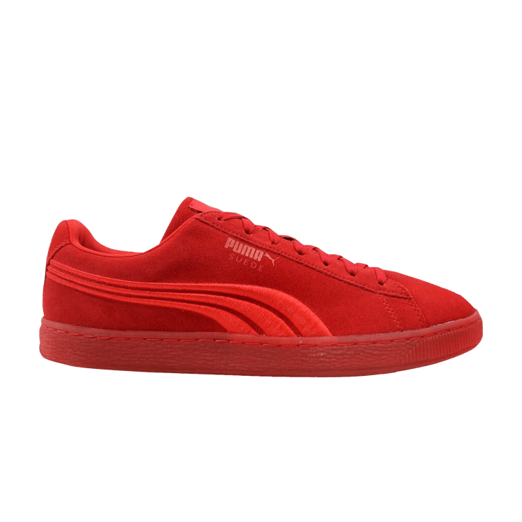 Puma Suede Classic Badge Iced High Risk Red – Side Kicks