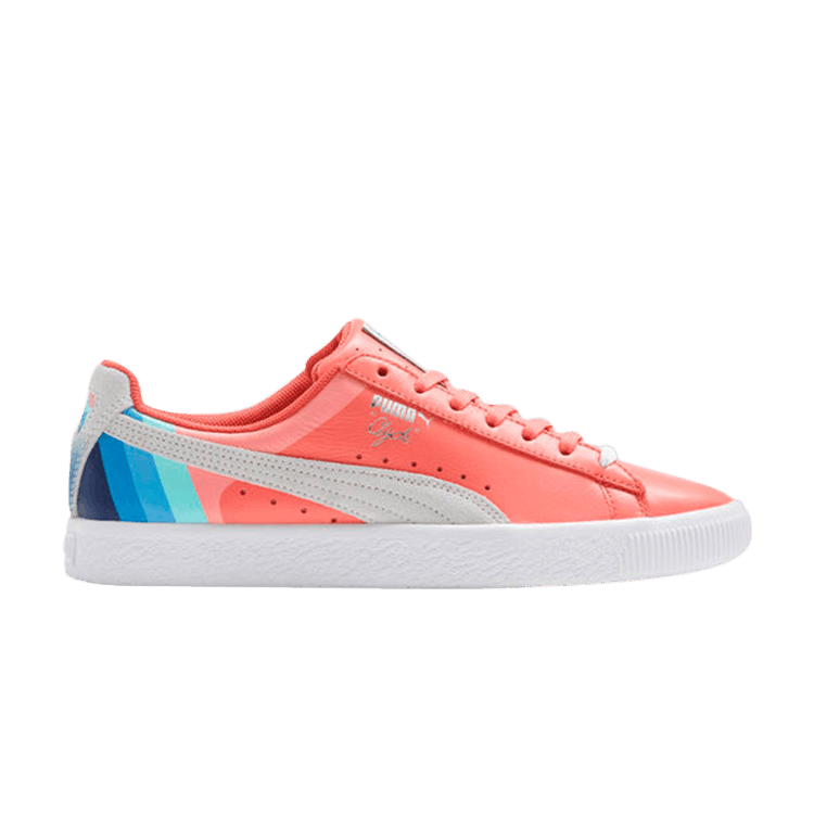 Puma Clyde Pink Dolphin Porcelain Rose – Side Kicks