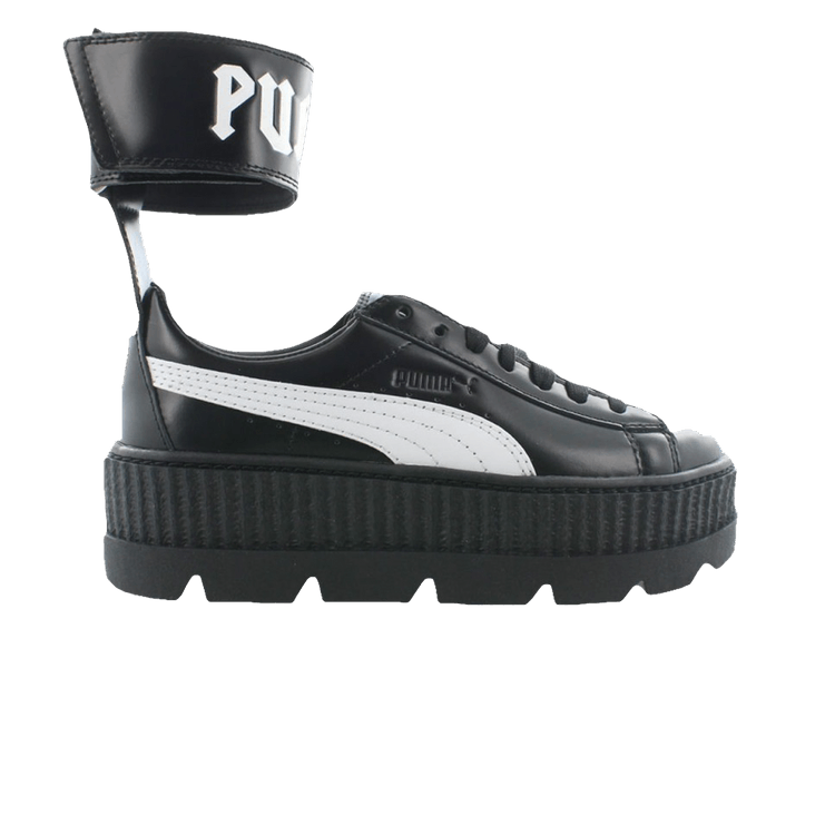 Puma Ankle Strap Rihanna Fenty Black White (Women's) – Side Kicks