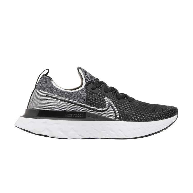 Nike React Infinity Run Flyknit Black White – Side Kicks