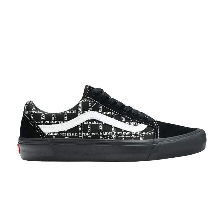 Vans Old Skool Supreme Grid Black – Side Kicks