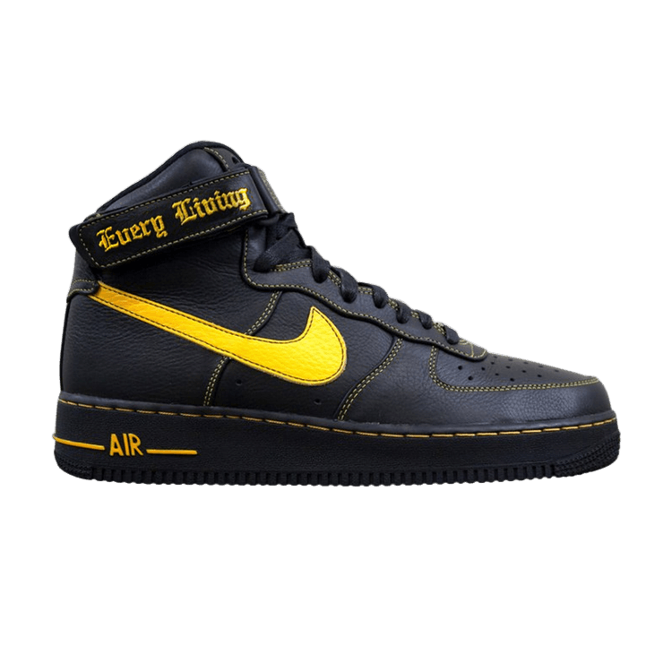 Nike Air Force 1 High Vlone Black University Gold – Side Kicks