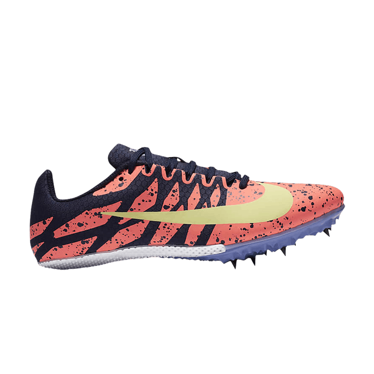 Nike Zoom Rival S 9 Paint Splatter Bright Mango Zitron (Women's) – Side ...