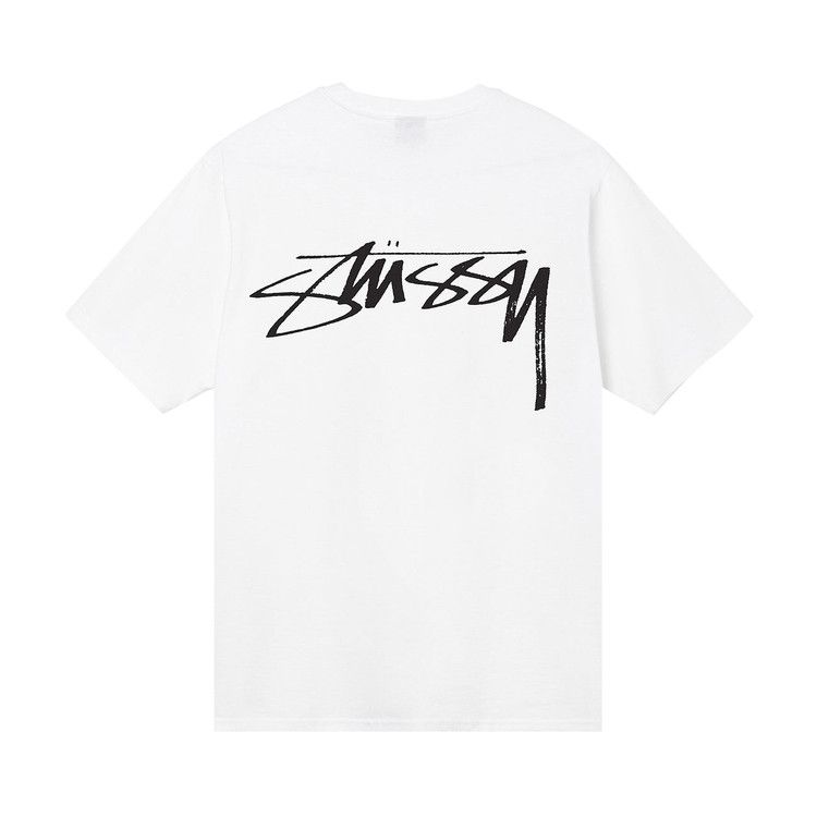 Stussy Surf Stock Tee White – Side Kicks