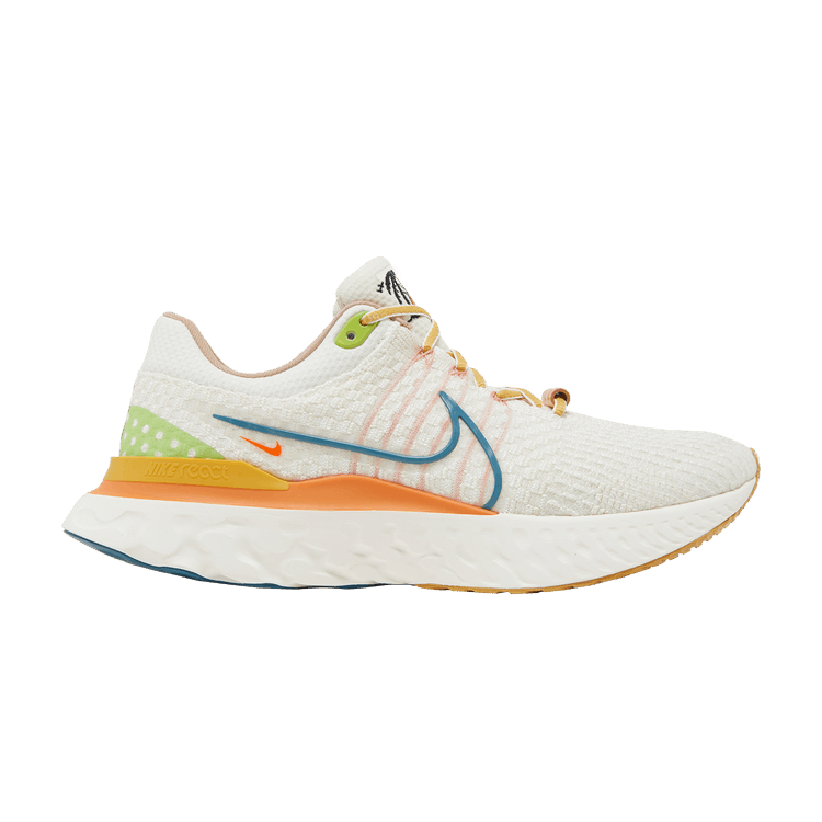 Nike React Infinity Run 3 Flyknit Sun Club Sail Hot Curry – Side Kicks