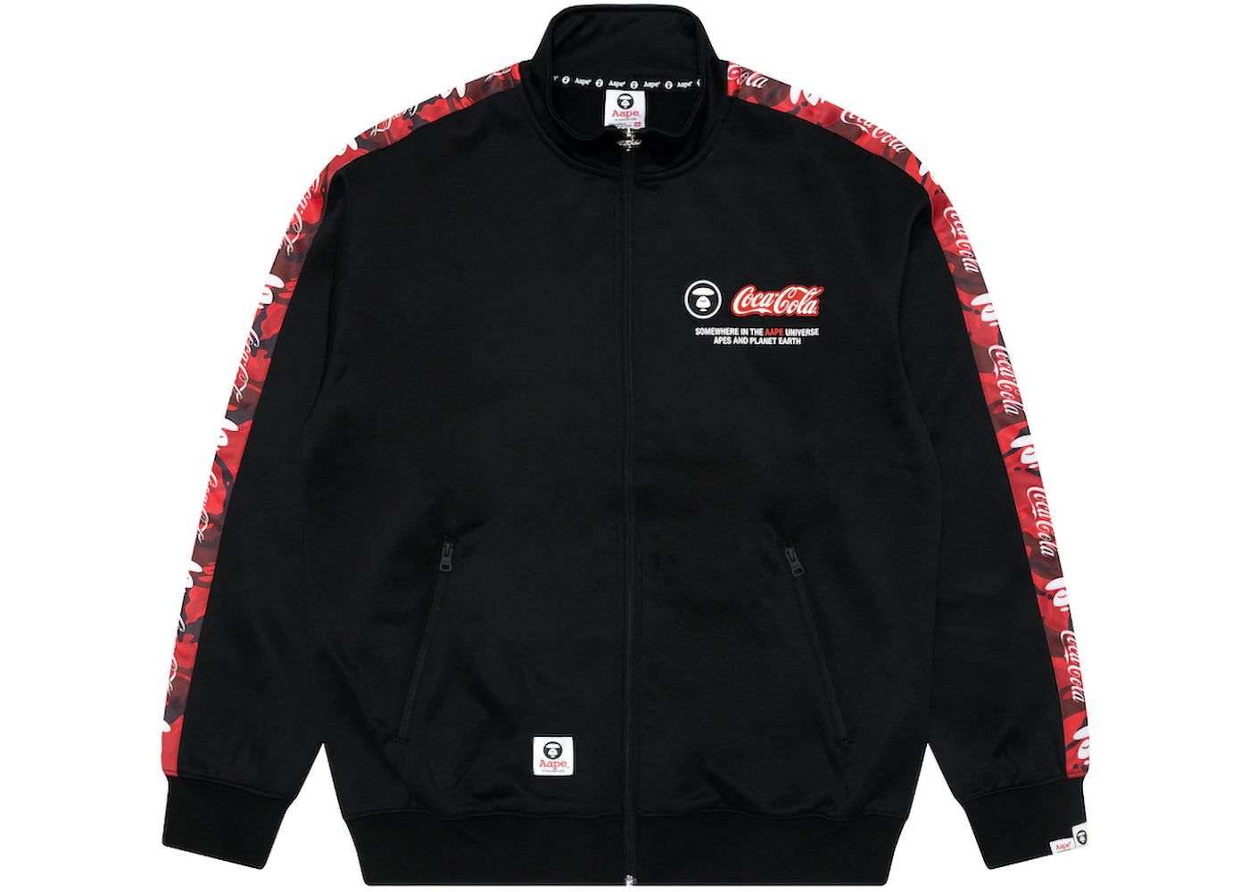 BAPE x Coca-Cola Logo Zip-Up Jacket Coca Cola – Side Kicks