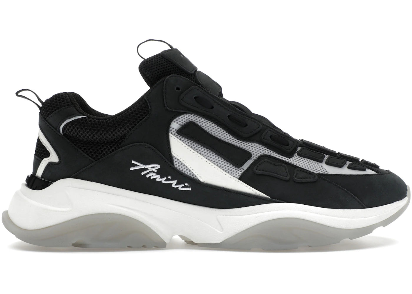 AMIRI Bone Runner Black – Side Kicks