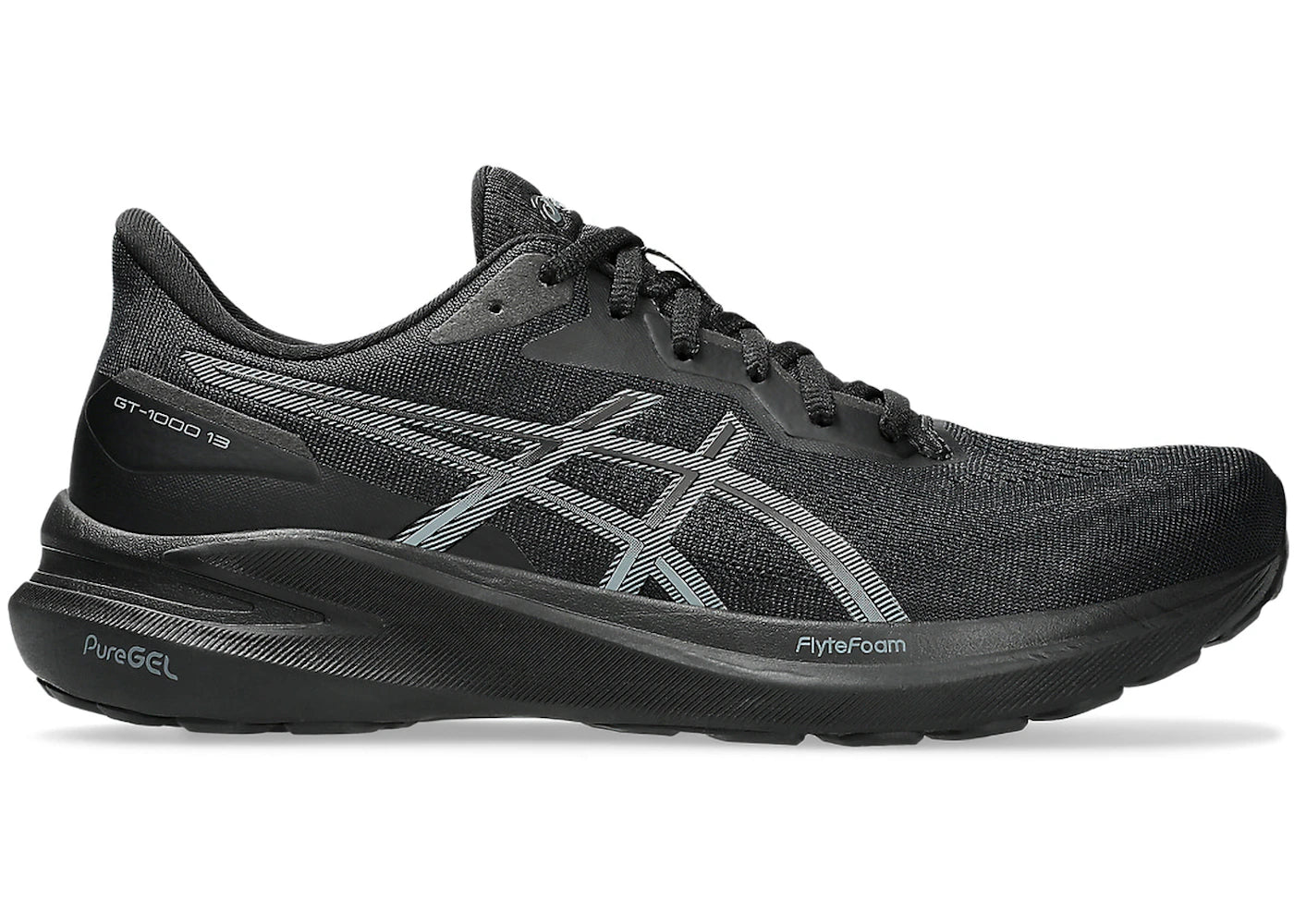 ASICS GT-1000 13 Black Steel Grey – Side Kicks