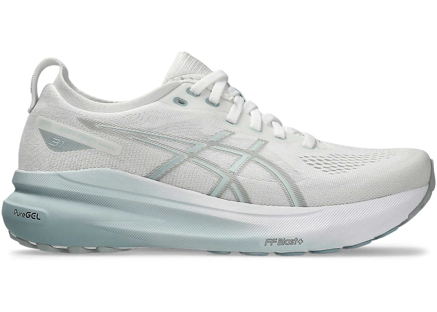 ASICS Gel-Kayano 31 White Dolphin Grey (Women's) – Side Kicks