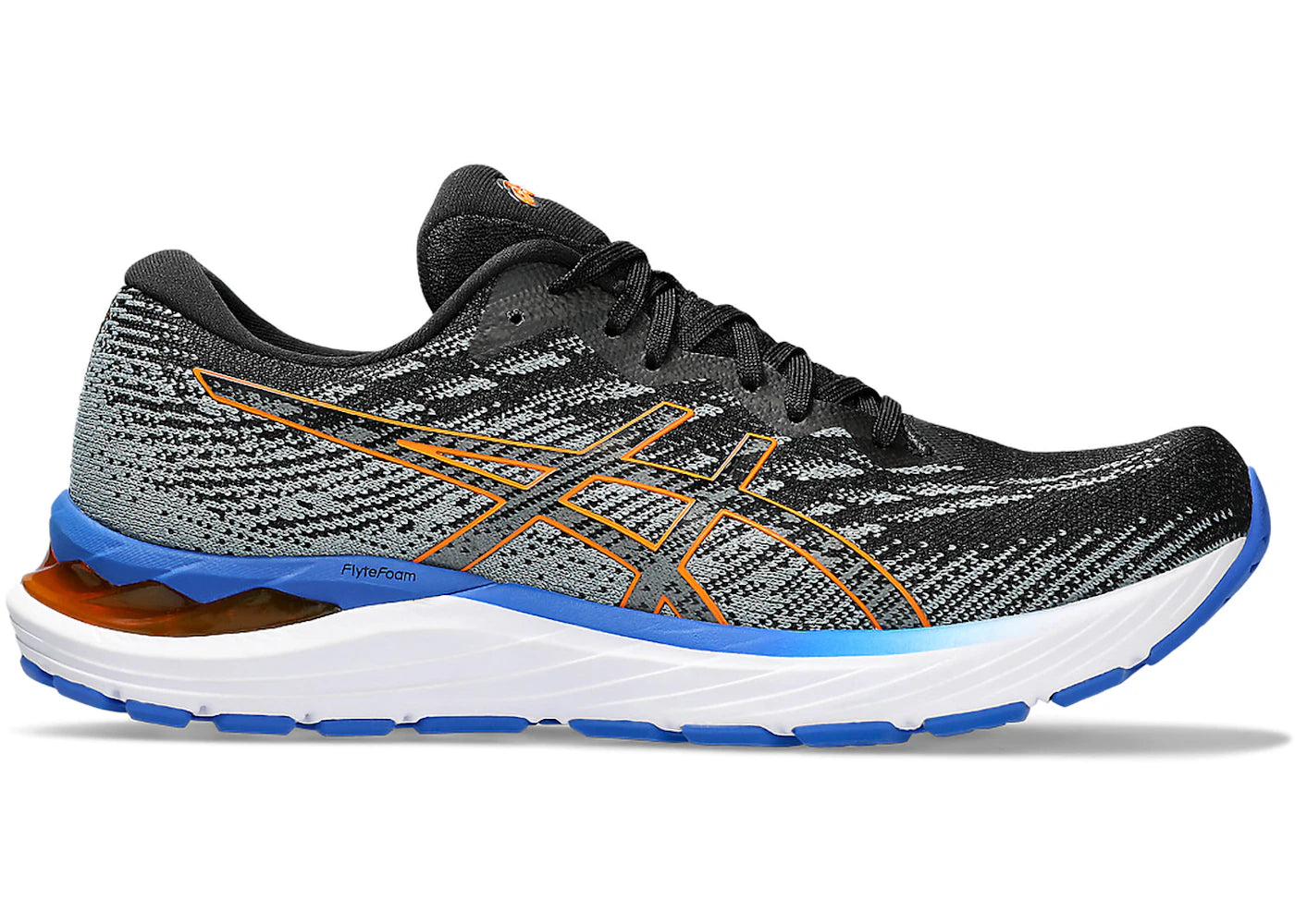 ASICS Gel-Stratus 3 Knit Black Bright Orange – Side Kicks